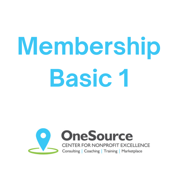 Membership - Basic 1 – OneSource Center